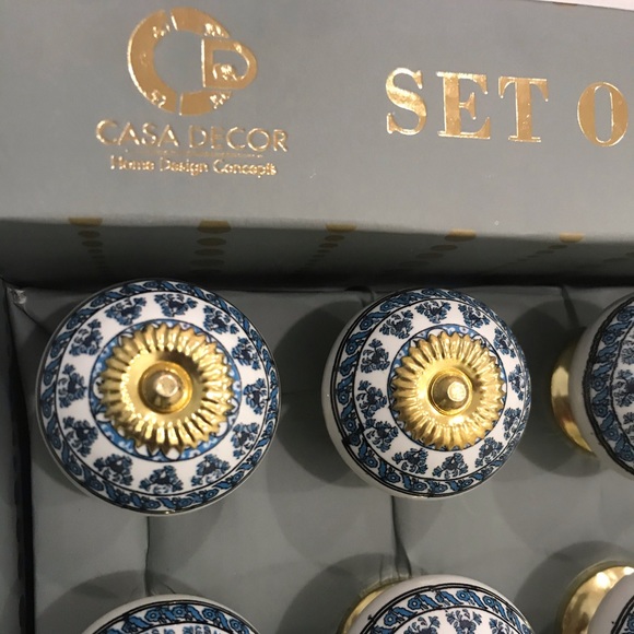 Casa Decor | Accents | Casa Decor Ceramic Drawer Knobs Set Of 2 New | Poshmark